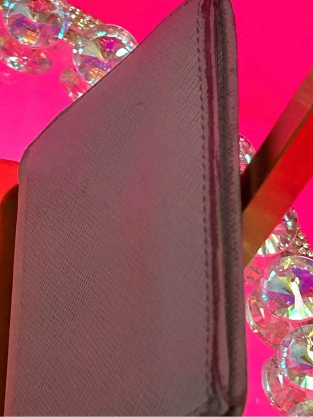 Prada | Bags | Prada Black Saffiano Compact Logo Wallet | Poshmark